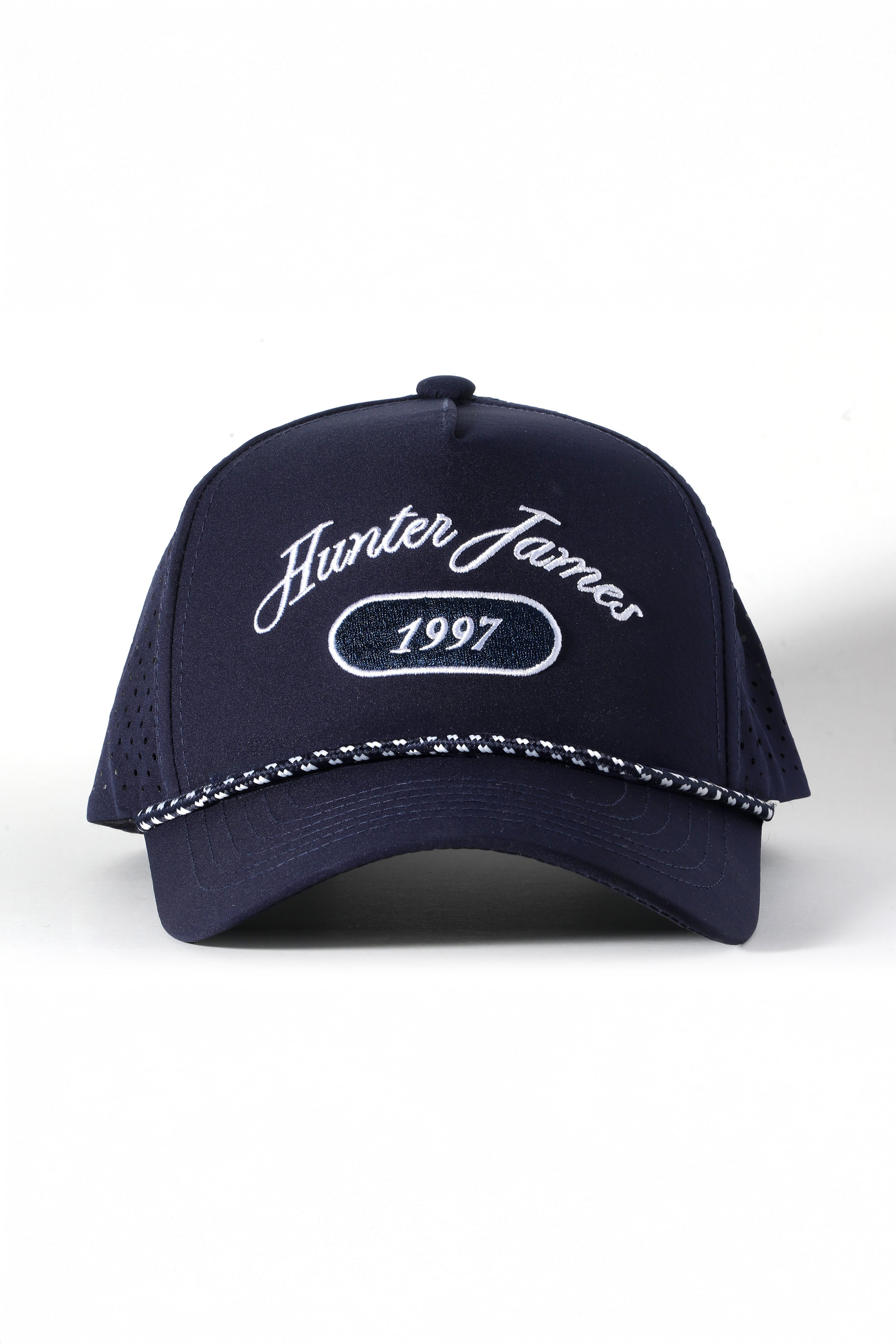 CARLE PERFORMANCE HAT | NAVY – HUNTER JAMES